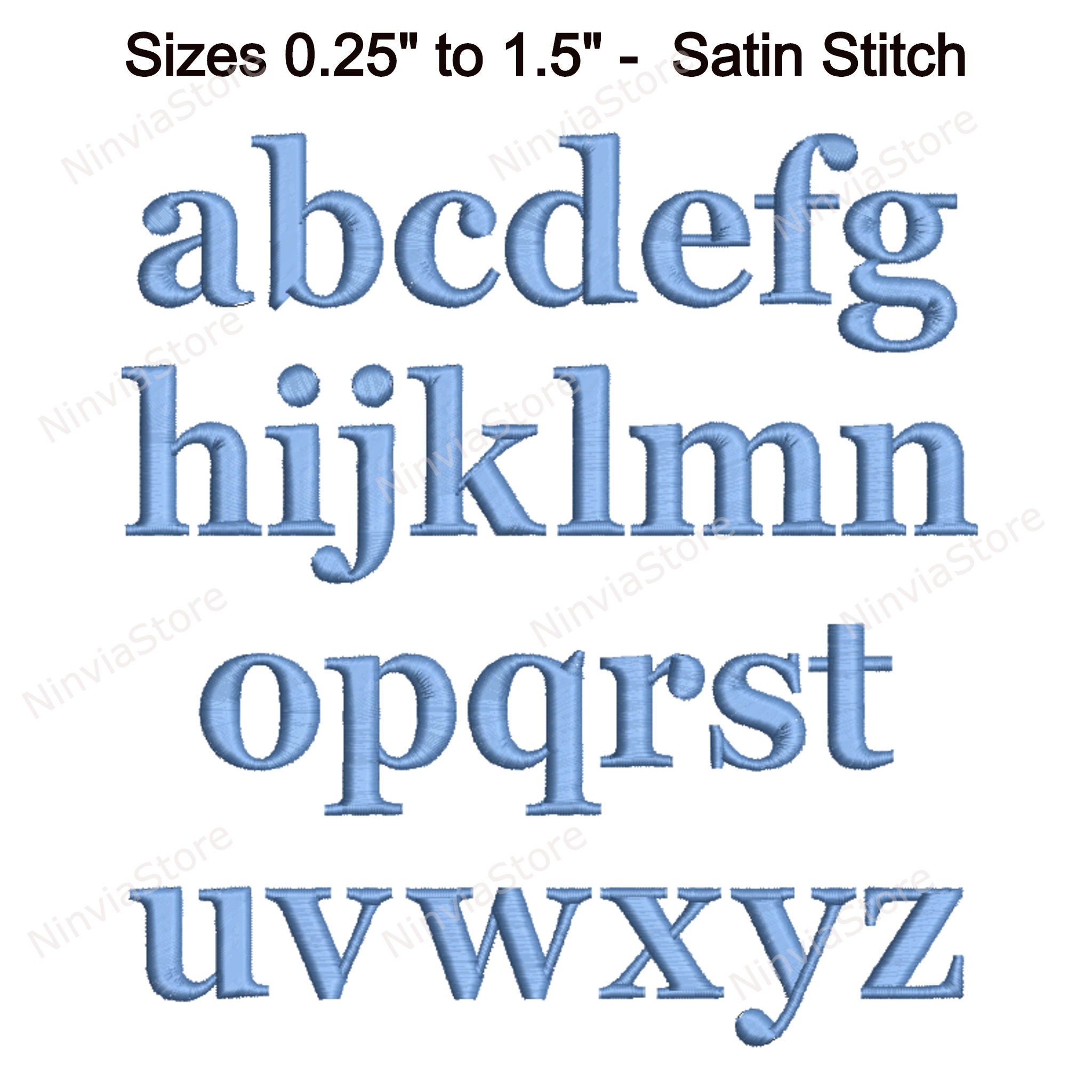 Georgia Bold Embroidery Font Georgia BX Font PES Monogram - Etsy Canada