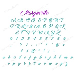 PES Script Embroidery Font Bundle, Machine Embroidery Font Pe, Monogram ...