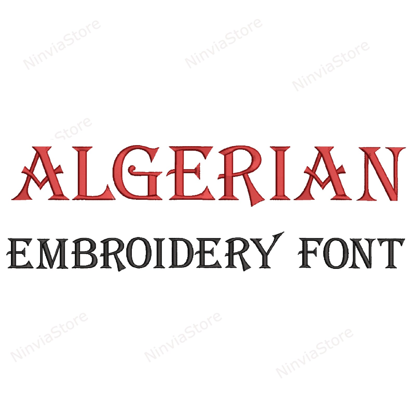 Algerian Embroidery Font Monogram BX Font Machine Embroidery - Etsy