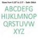 Calibri Embroidery Font, Machine Embroidery Design, Monogram BX Font ...