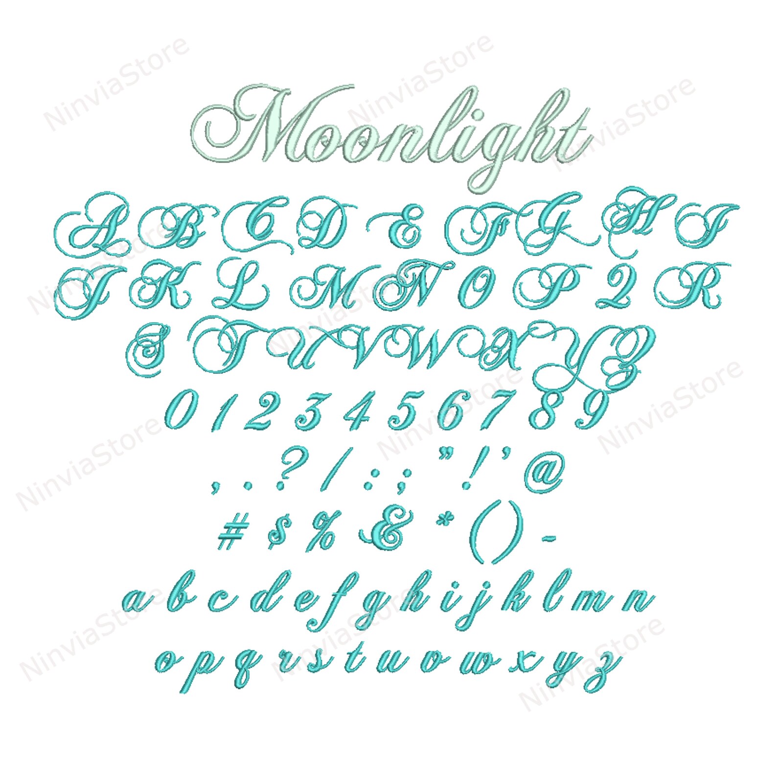 DST Embroidery Font Bundle Script Font DST Alphabet Machine - Etsy Canada