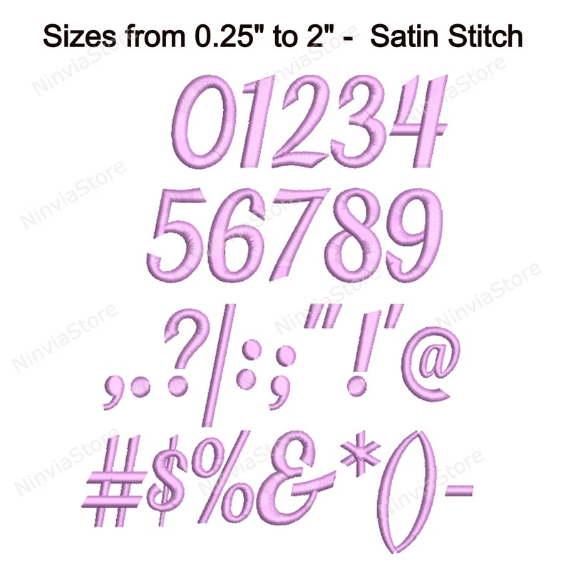 Blenda Embroidery Font Script Font PES Monogram Font BX - Etsy