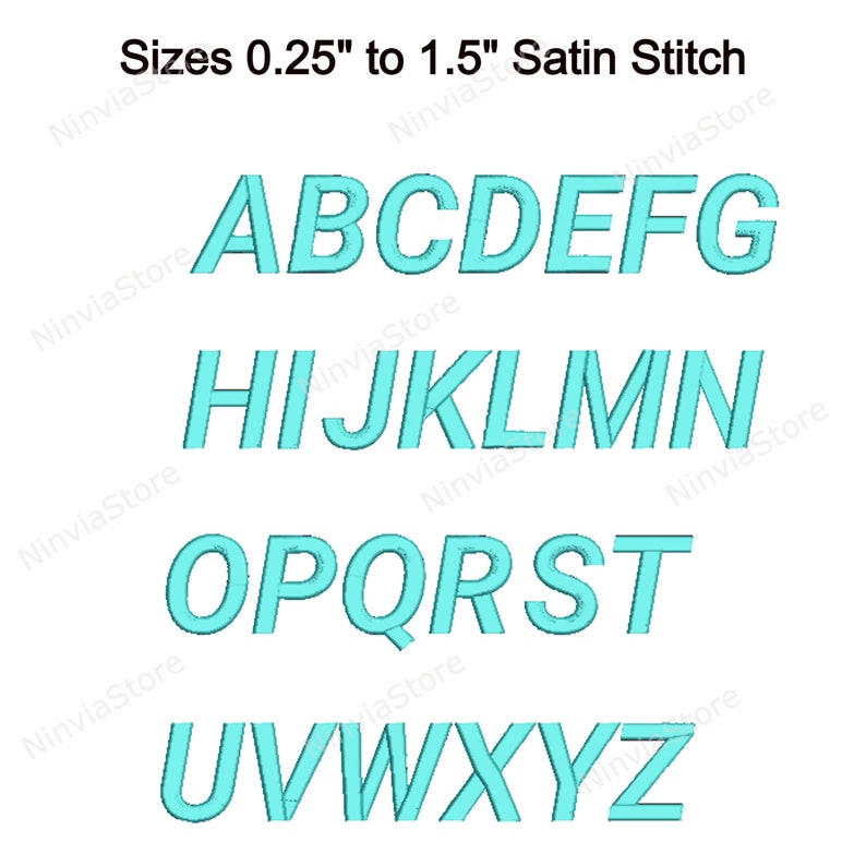 Block Italic Embroidery Font, Block BX Font, Monogram Alphabet Machine ...