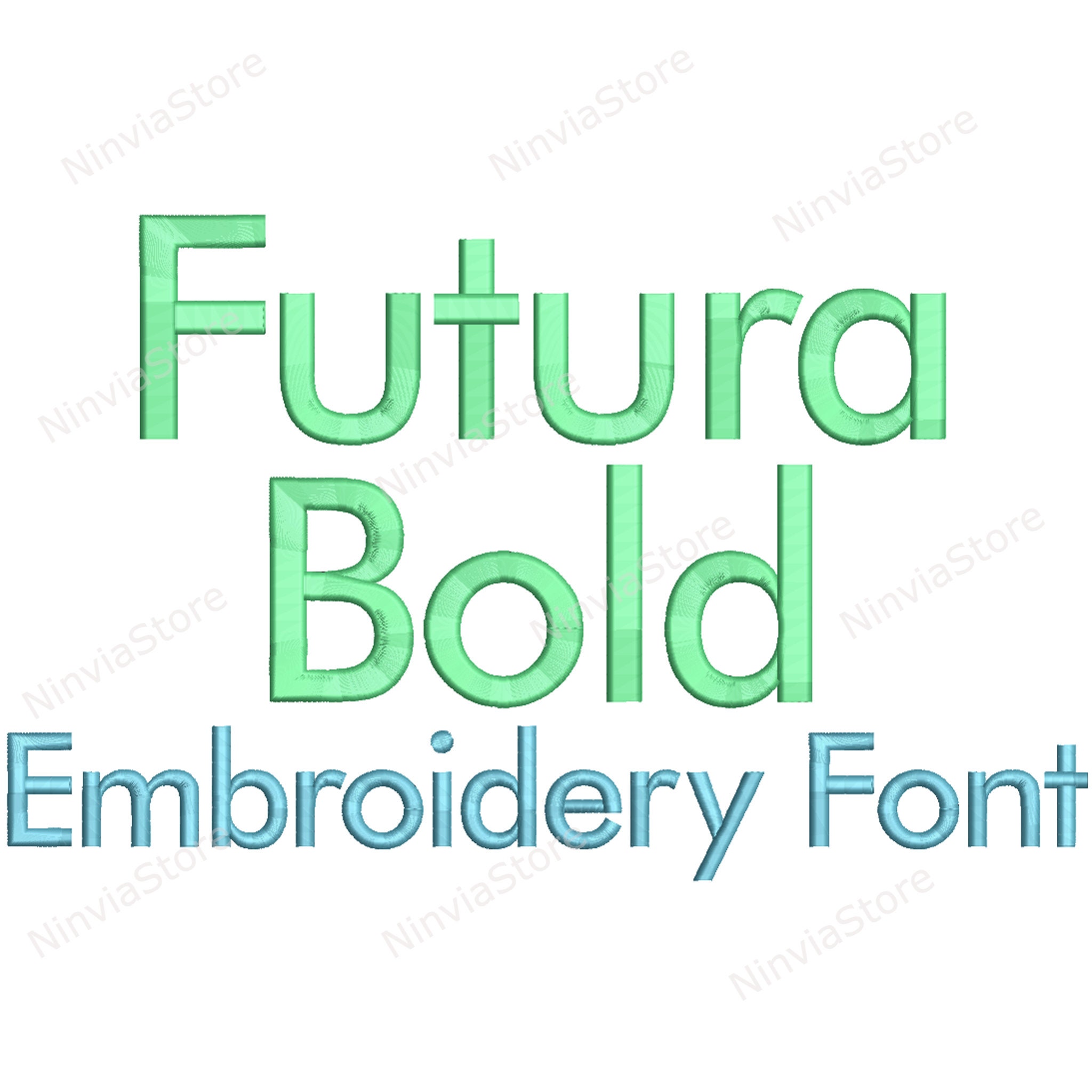 Futura Bold Embroidery Font Monogram Alphabet Machine - Etsy
