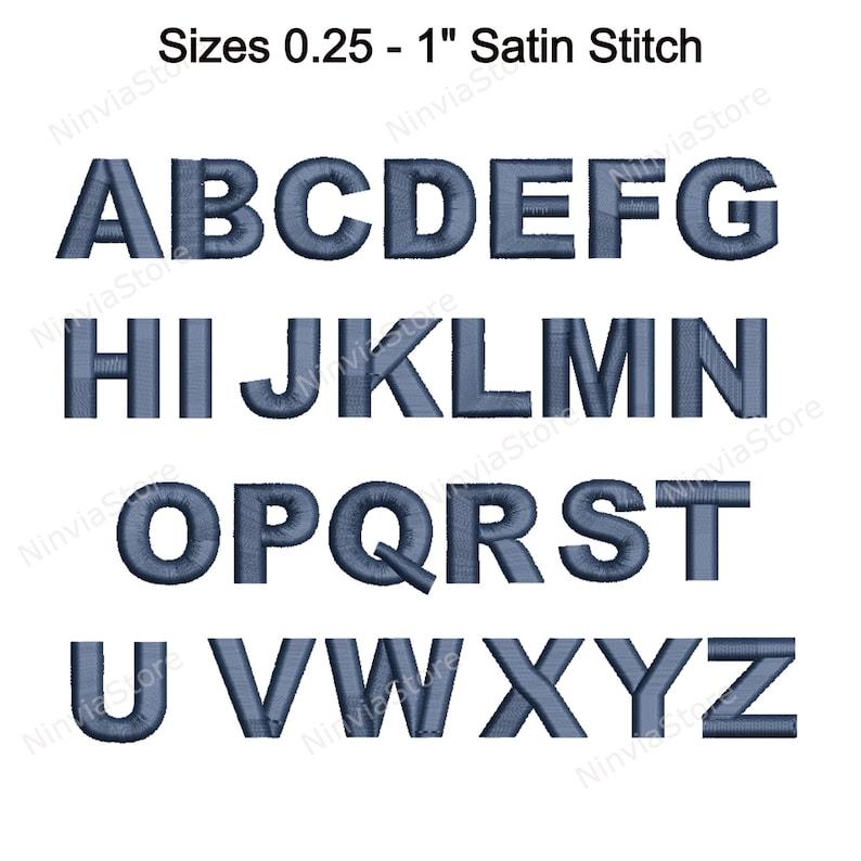 Arial Black Embroidery Font Arial BX Font Pe Font for - Etsy