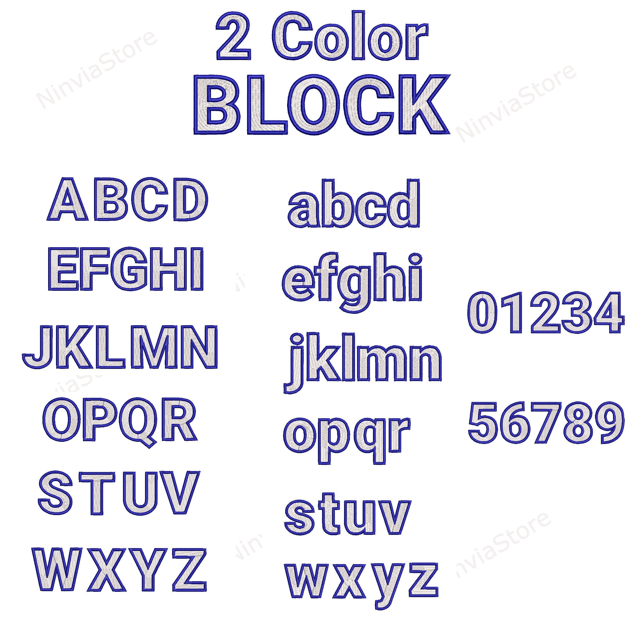 15 BX Block Embroidery Fonts Bundle, Machine Embroidery Font BX ...