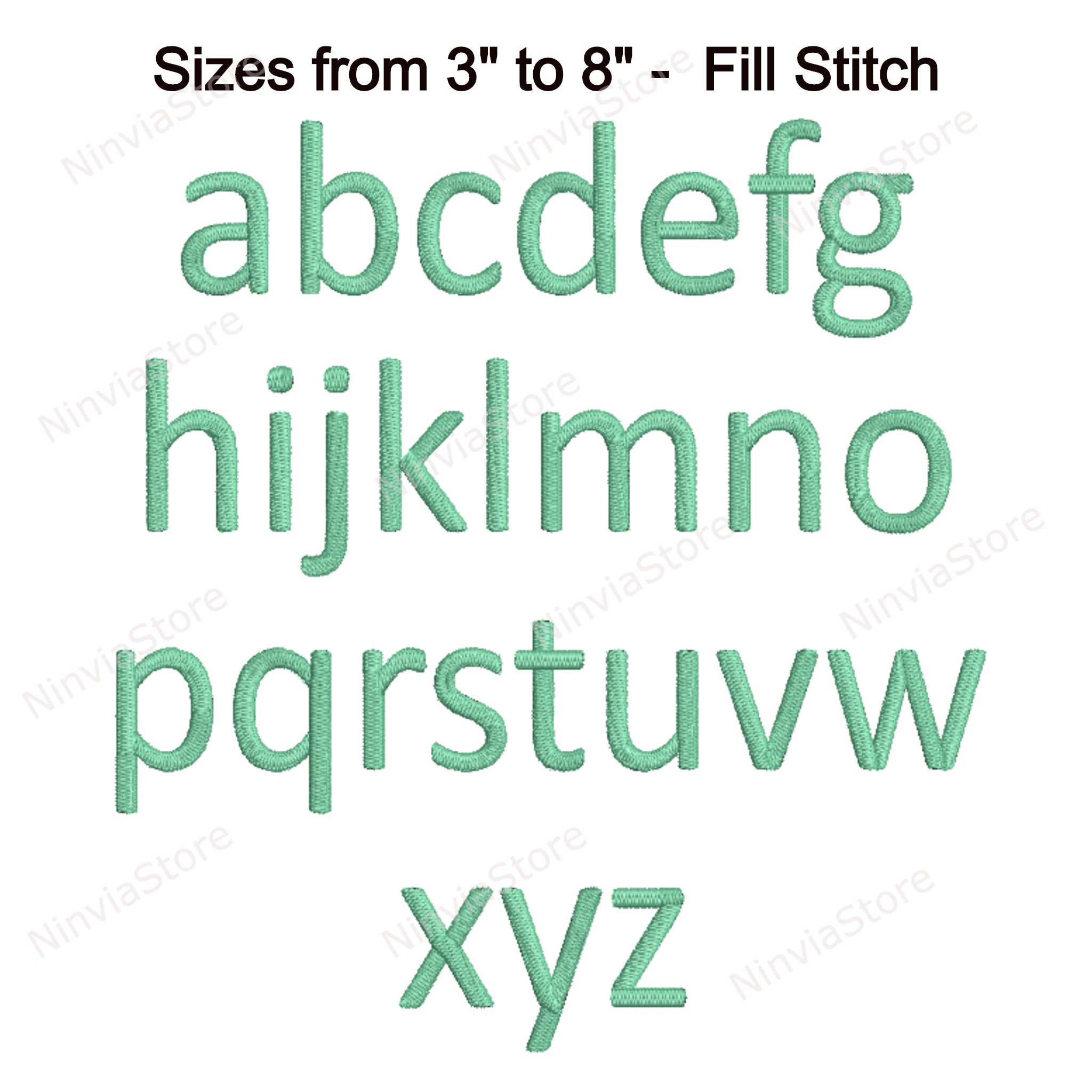 Calibri Embroidery Font Machine Embroidery Design Monogram | Etsy UK