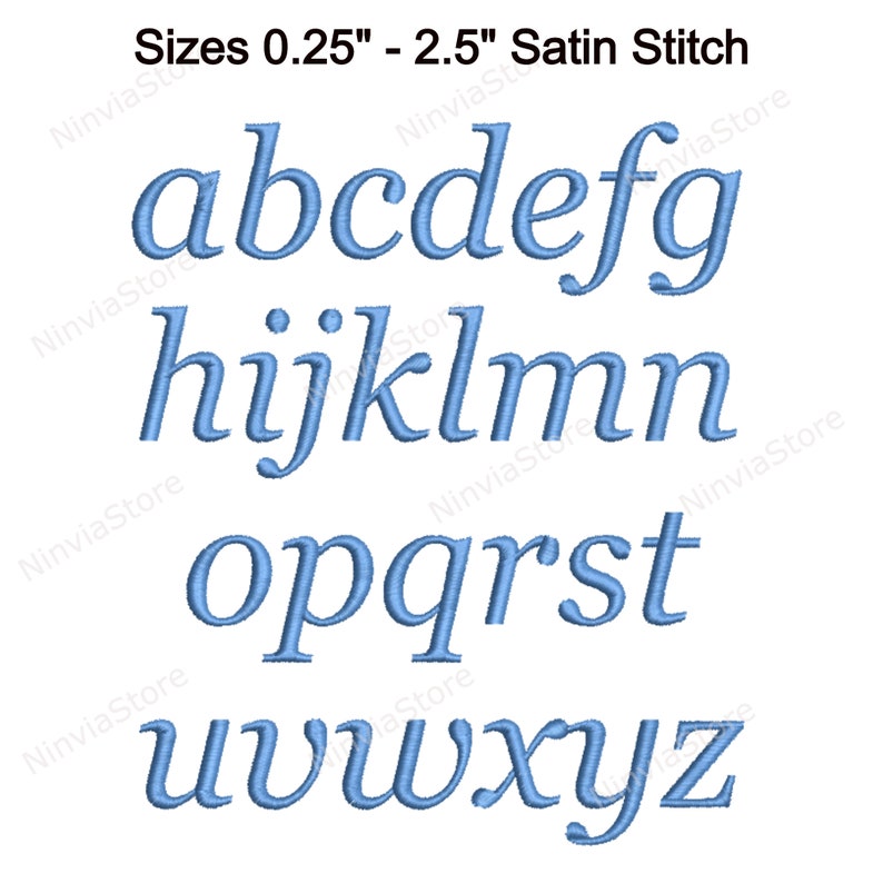 Georgia Italic Embroidery Font, Georgia BX Font, PES Monogram Alphabet ...