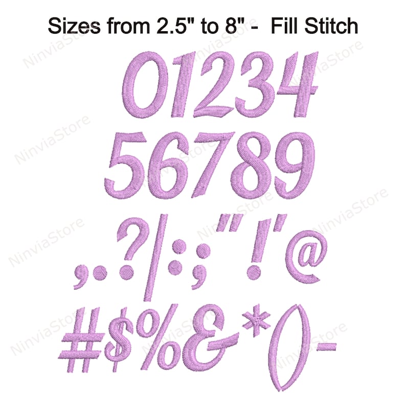 Blenda Embroidery Font Script Font PES Monogram Font BX - Etsy Denmark