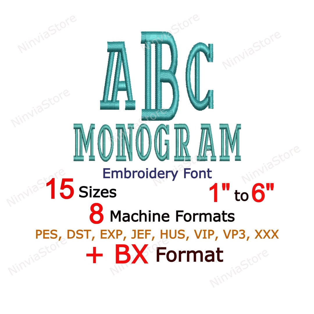 Lattice Monogram Embroidery Font, BX Font, Monogram Alphabet Machine ...
