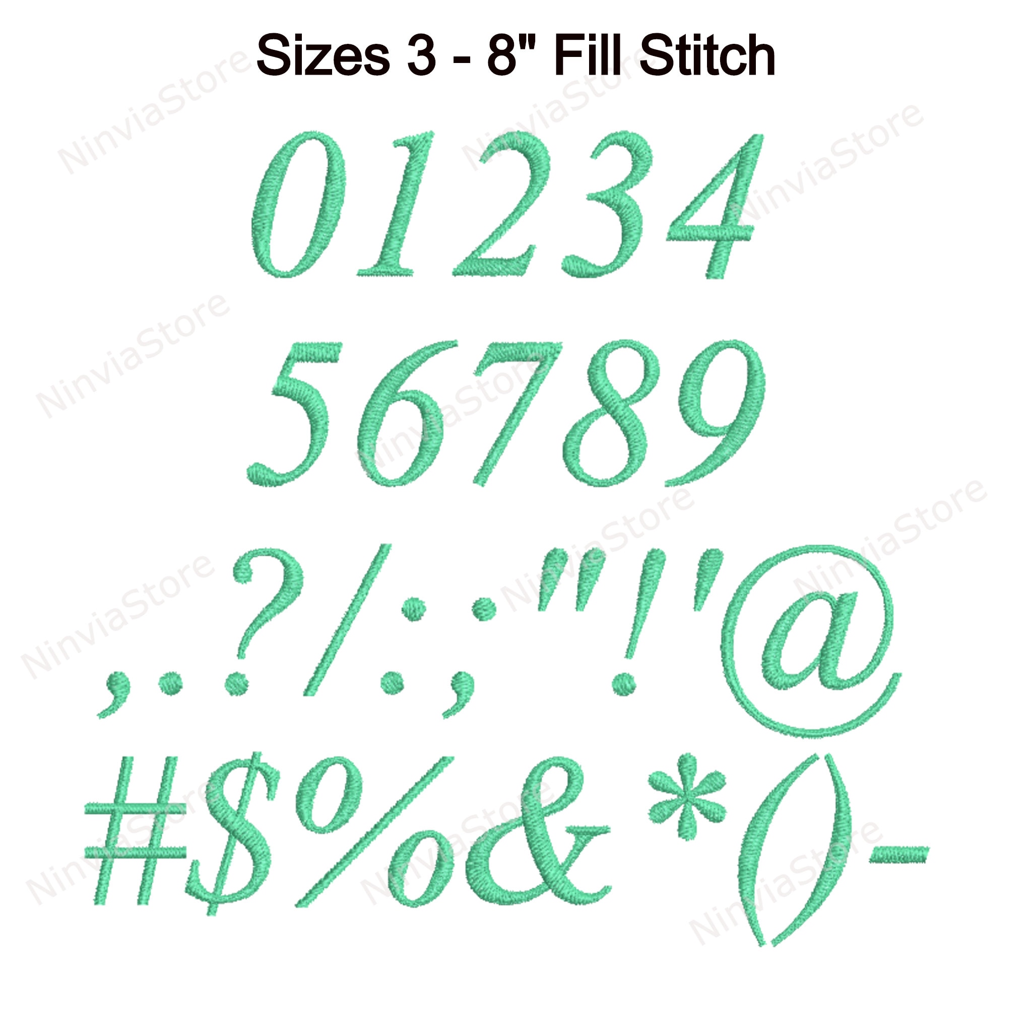 Times Roman Italic Embroidery Font, BX PES Monogram Alphabet Machine ...