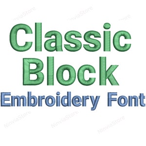Block Embroidery Font Block BX Font Monogram Alphabet - Etsy