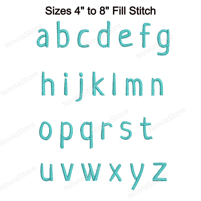 Kids Block Embroidery Font Block BX Font Monogram Alphabet - Etsy
