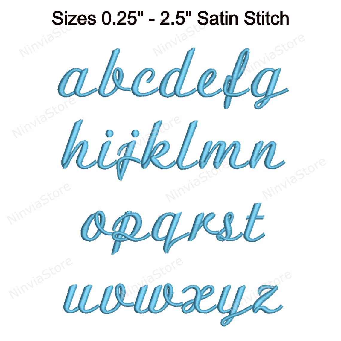 Classic Script Embroidery Font BX Font for Embroidery | Etsy UK