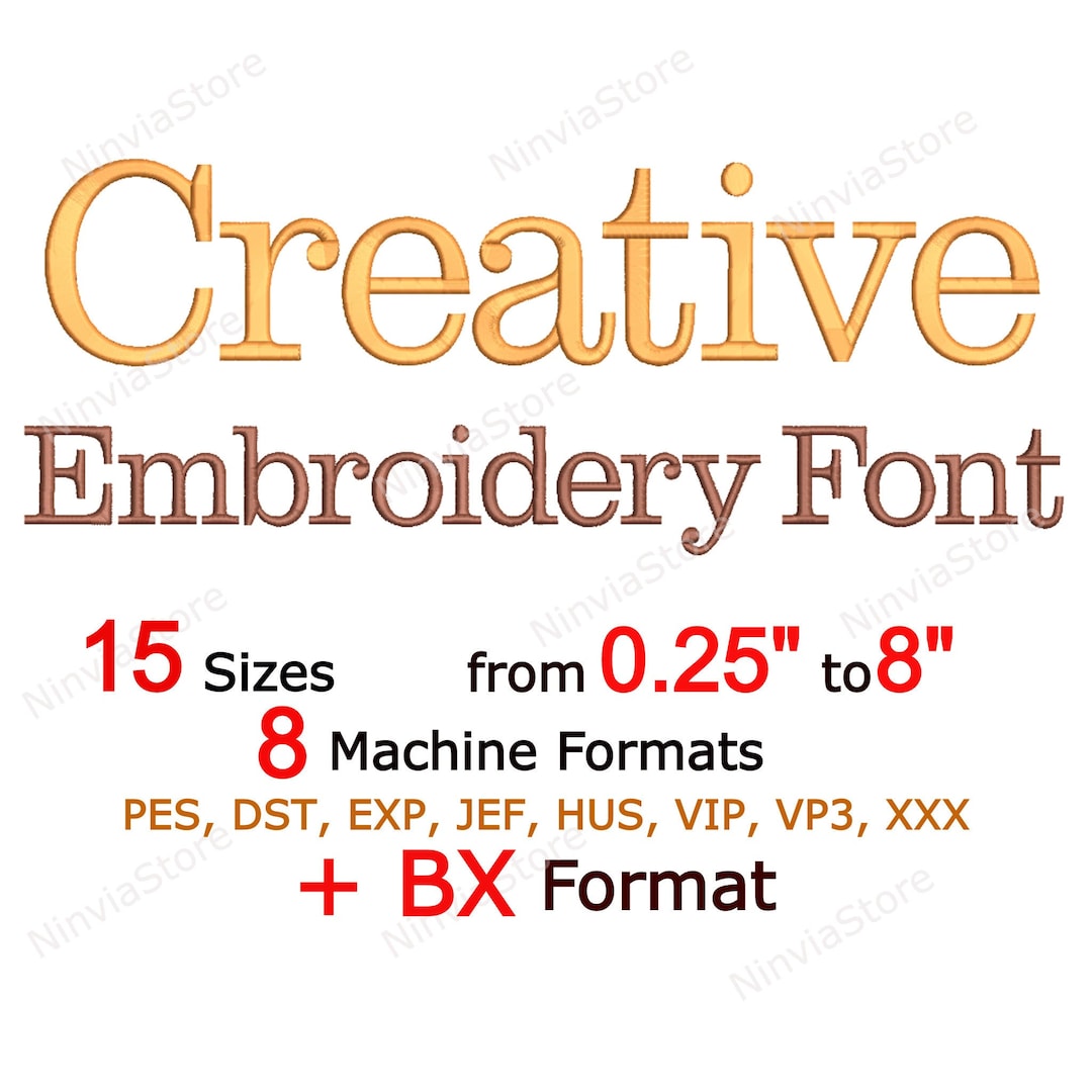 Creative Embroidery Font, Monogram Alphabet Machine Embroidery Design ...