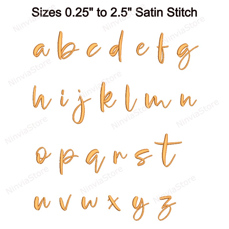 Yellowstone Script Embroidery Font BX Font for Embroidery - Etsy