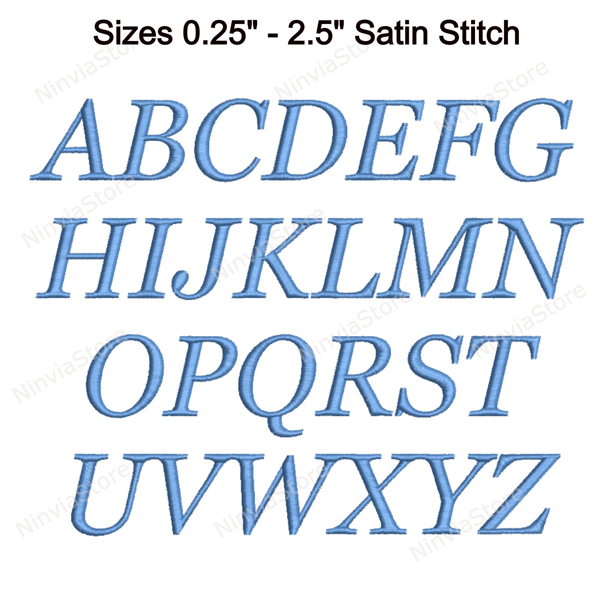 Georgia Italic Embroidery Font, Georgia BX Font, PES Monogram Alphabet ...