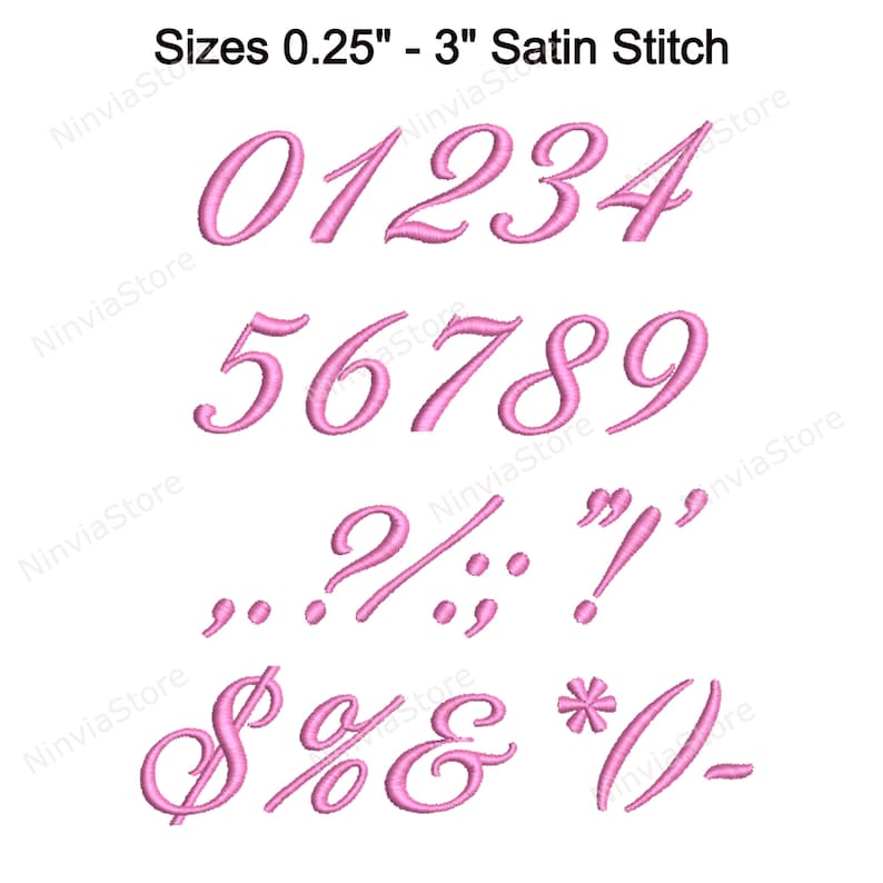 Ballantines Script Embroidery Font PES Monogram Font Pe - Etsy