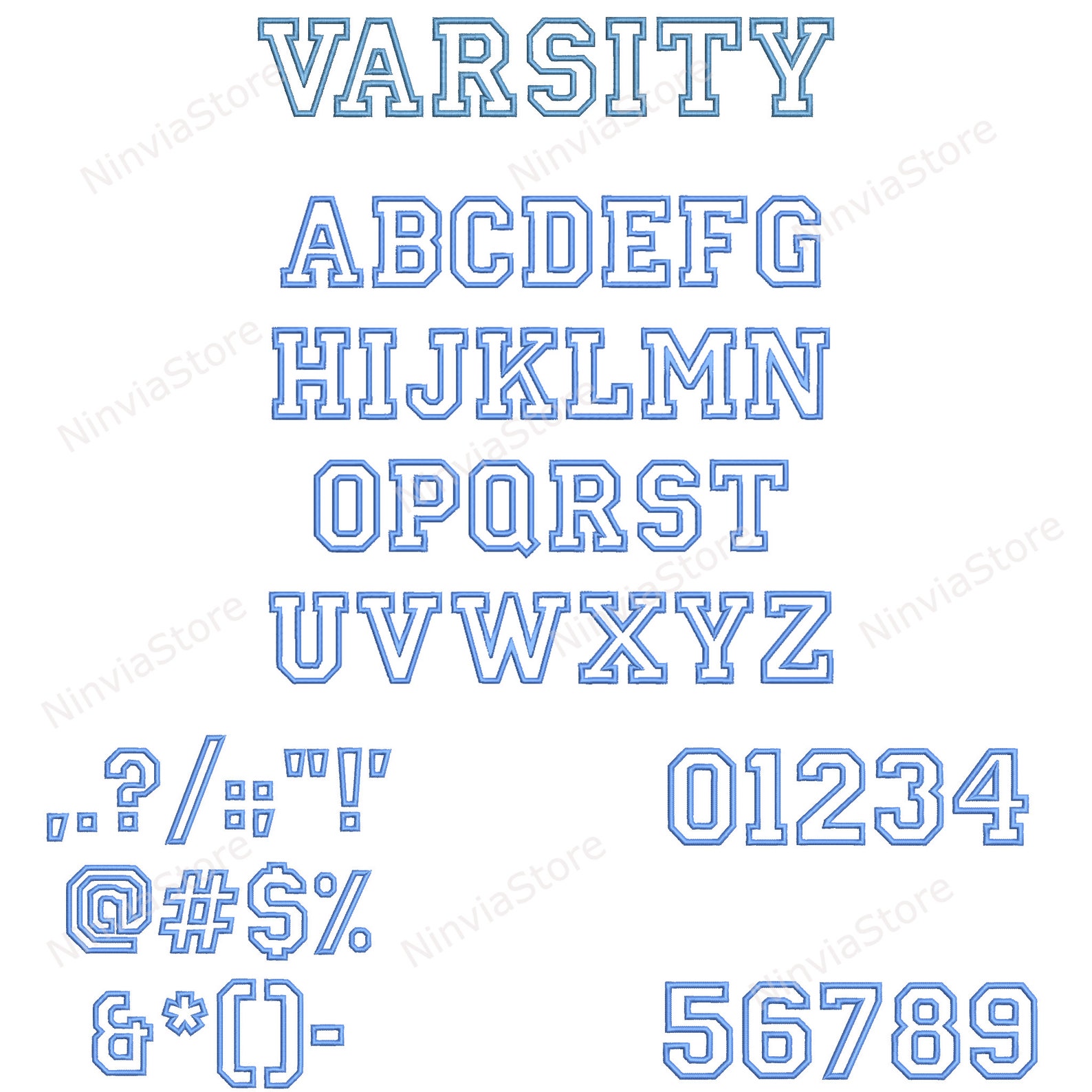 PES Applique Embroidery Fonts Bundle, Machine Embroidery Font Pe ...