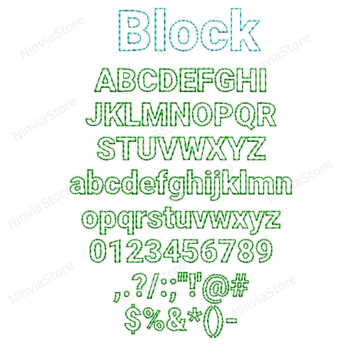 15 BX Block Embroidery Fonts Bundle, Machine Embroidery Font BX ...