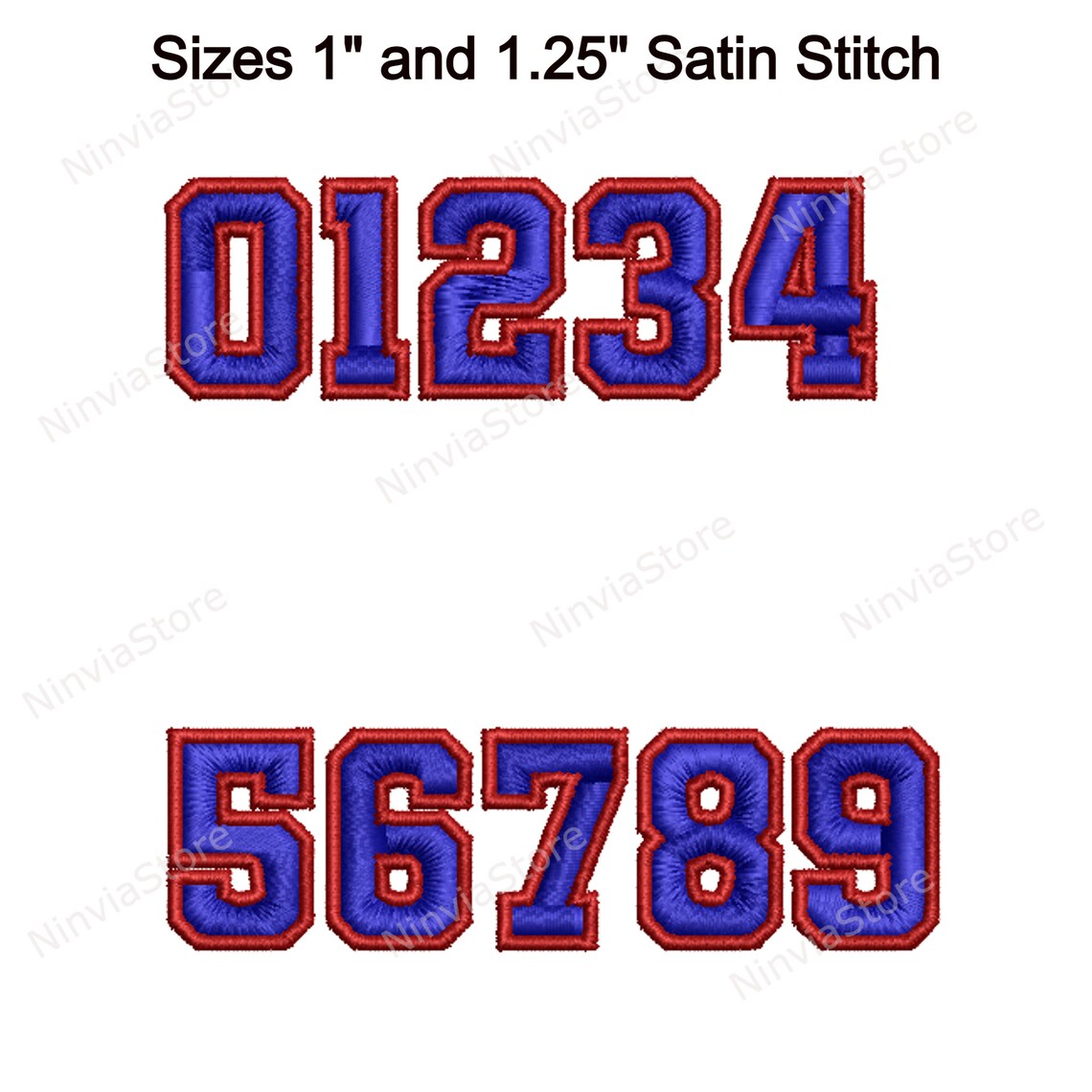 2 Color Varsity Embroidery Font BX Font Alphabet Machine - Etsy