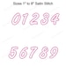 Amanda Outline Script Embroidery Font BX, Alphabet Machine Embroidery ...