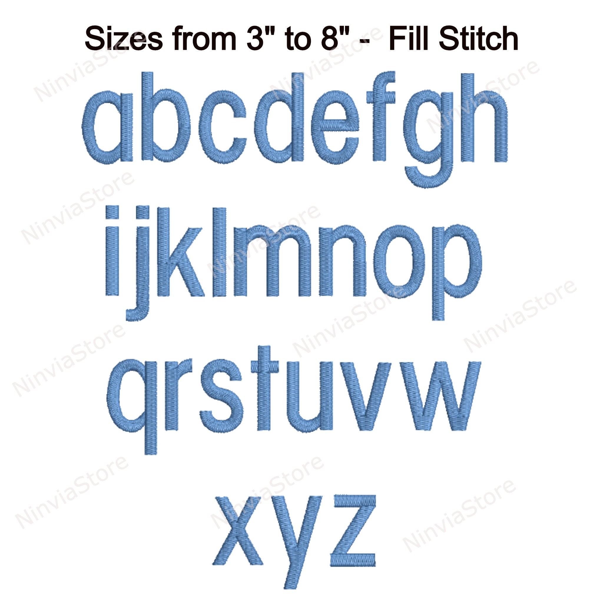 Block Embroidery Font Machine Embroidery Design Monogram BX | Etsy Ireland