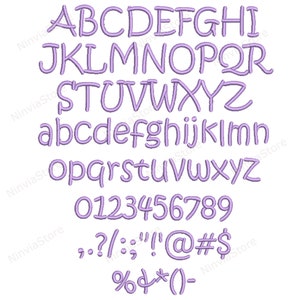 DST Embroidery Font Bundle Script Font DST Alphabet Machine | Etsy