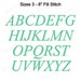 Times Roman Italic Embroidery Font, Monogram BX Font, Alphabet PES Font ...