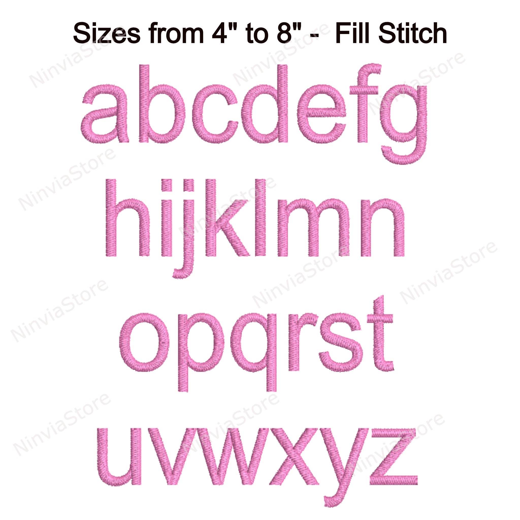 Arial Embroidery Font Pe Font for Embroidery Small - Etsy