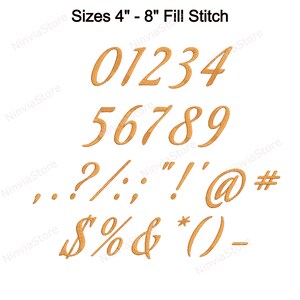 Spiky Script Embroidery Font, Calligraphy Font Pe, PES Monogram Font ...