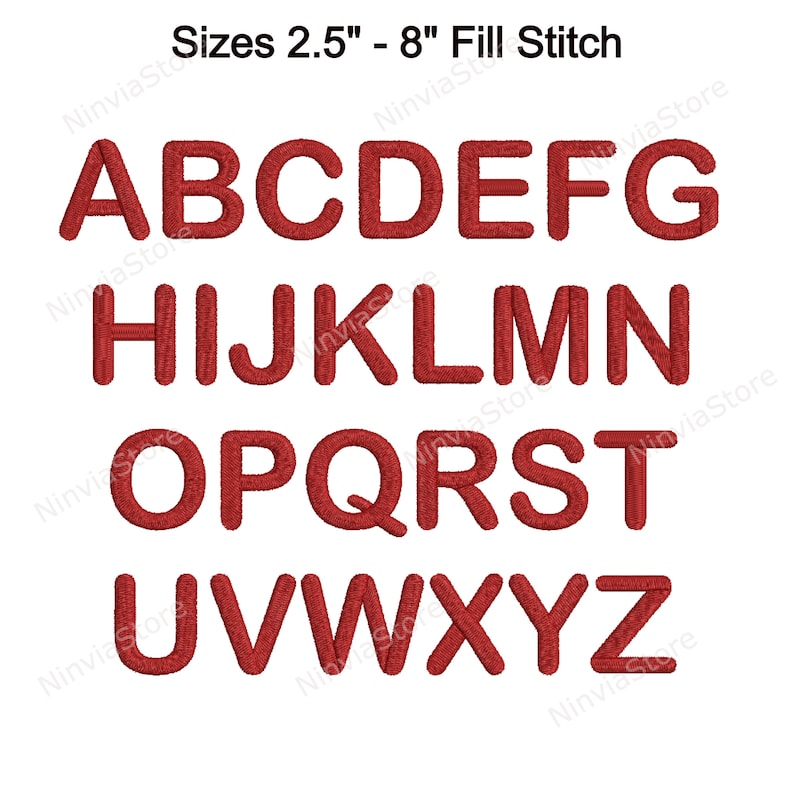 Arial Rounded Embroidery Font PES Font for Embroidery Pe - Etsy