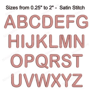 Arial Rounded Embroidery Font PES Font for Embroidery Pe - Etsy