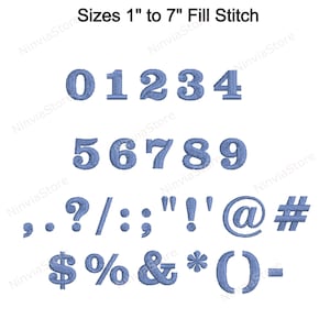 Bold Serif Embroidery Font, Monogram Alphabet Machine Embroidery Design ...