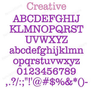 DST Embroidery Font Bundle Monogram Alphabet Embroidery | Etsy