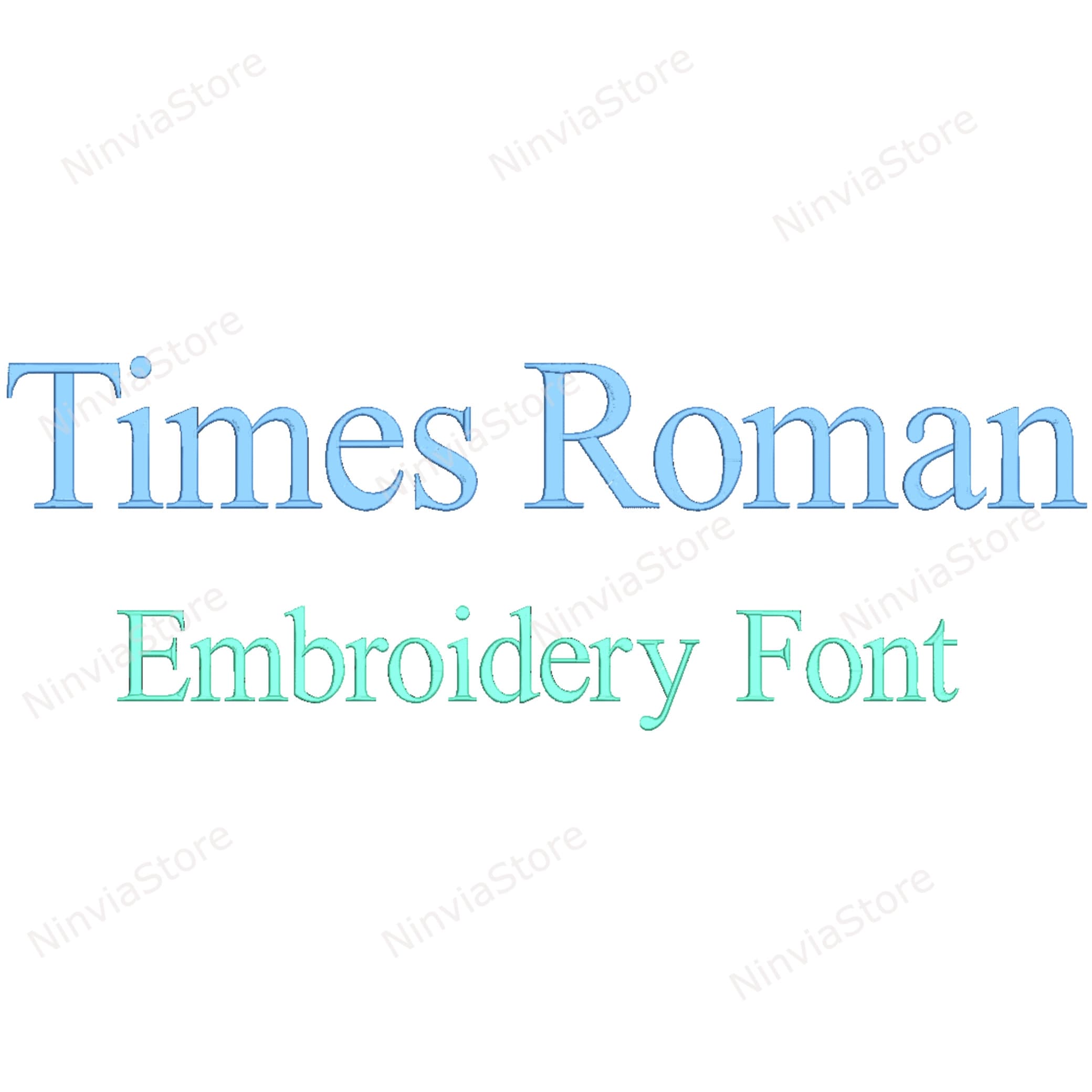 Times Roman Embroidery Font Machine Embroidery Design | Etsy Australia