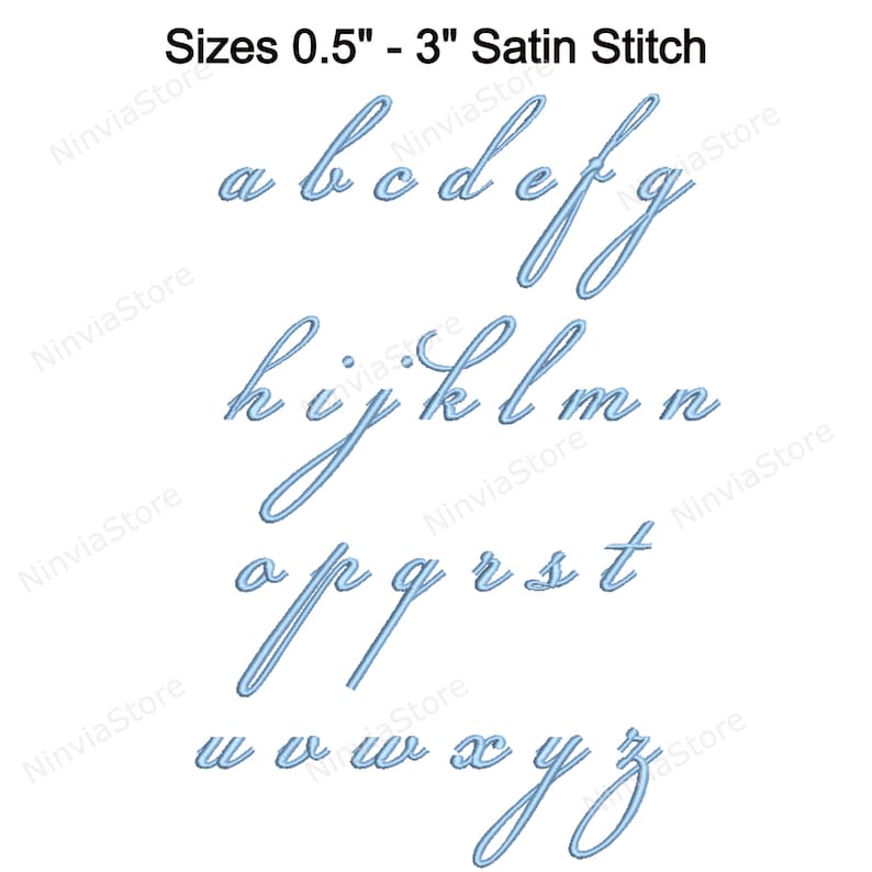 Beautiful Embroidery Script, Cursive Font Pe, PES Monogram Font, Pe ...