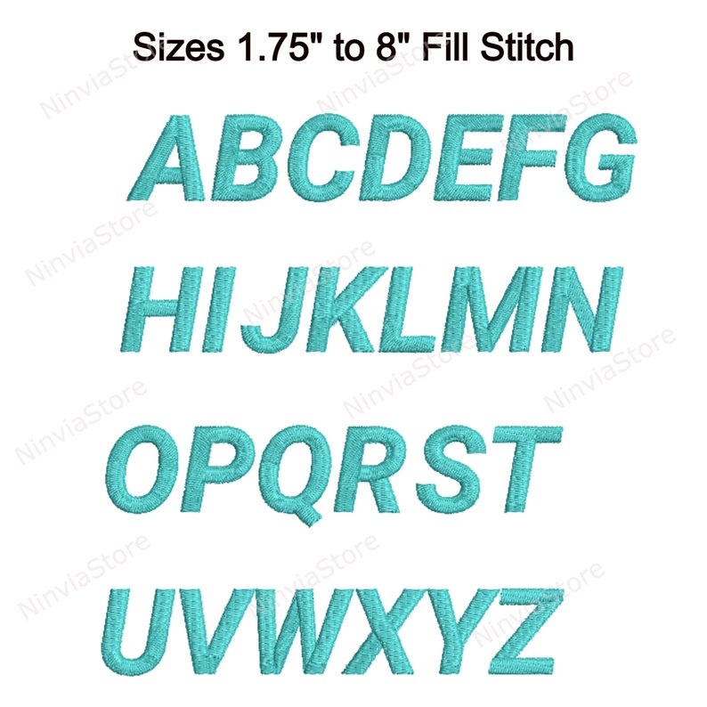 Block Italic Embroidery Font, Block BX Font, Monogram Alphabet Machine ...