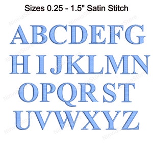 Times Roman Bold Embroidery Font, Machine Embroidery Design, Monogram ...