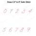 Thin Script Embroidery Font, PES Monogram Font Script Font, Satin BX ...