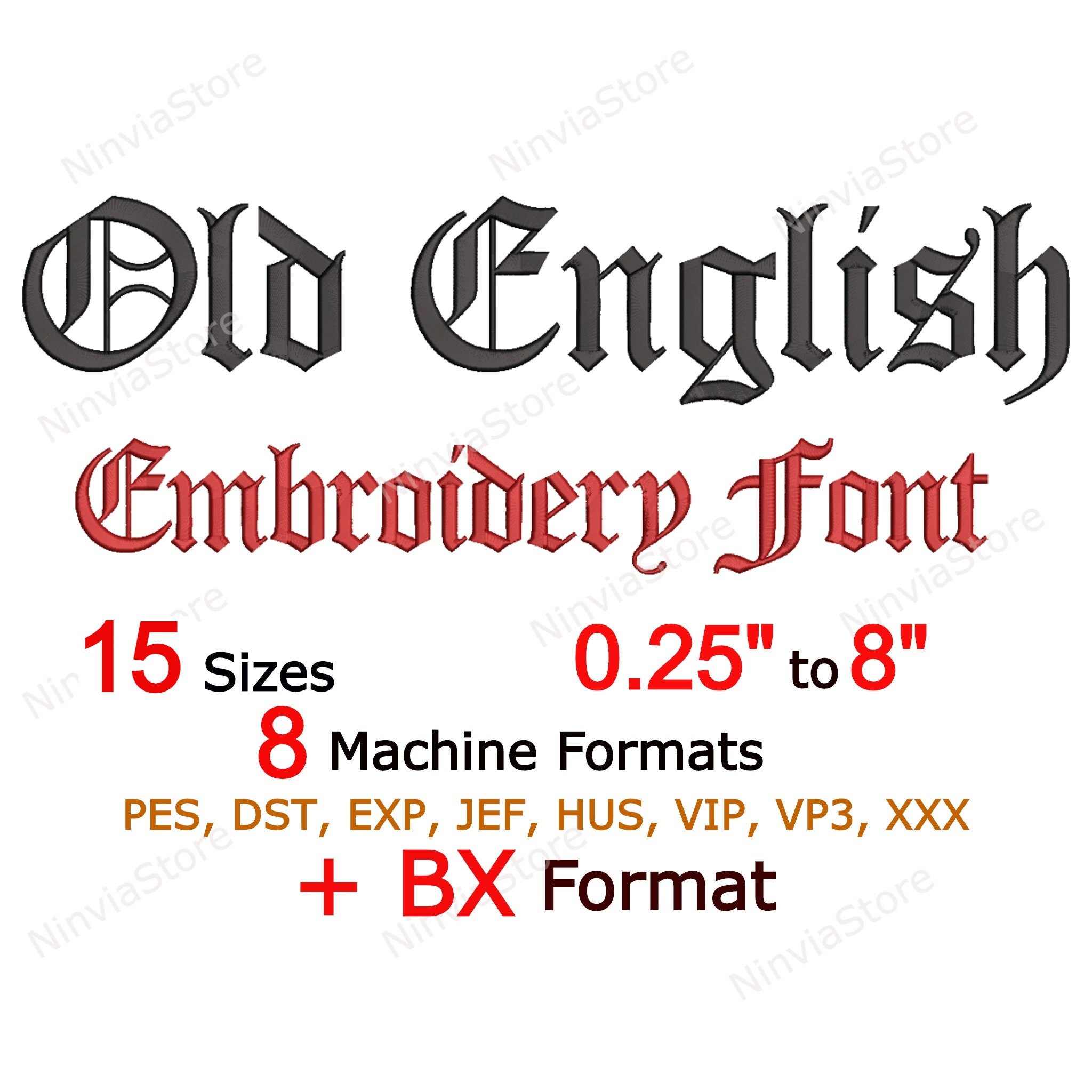 Old English Cursive Script