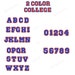 7 BX Two-color Embroidery Fonts Bundle, Machine Embroidery Font BX ...