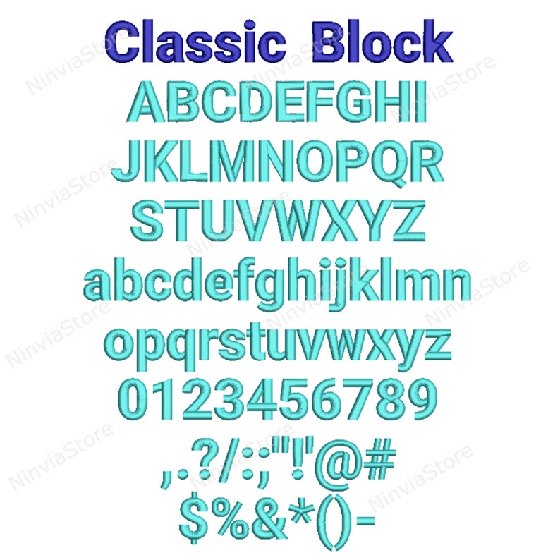 DST Embroidery Font Bundle Monogram Alphabet Embroidery - Etsy