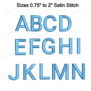 3D Foam Block Embroidery Font, 3D Puff Foam Block BX Font, Monogram ...