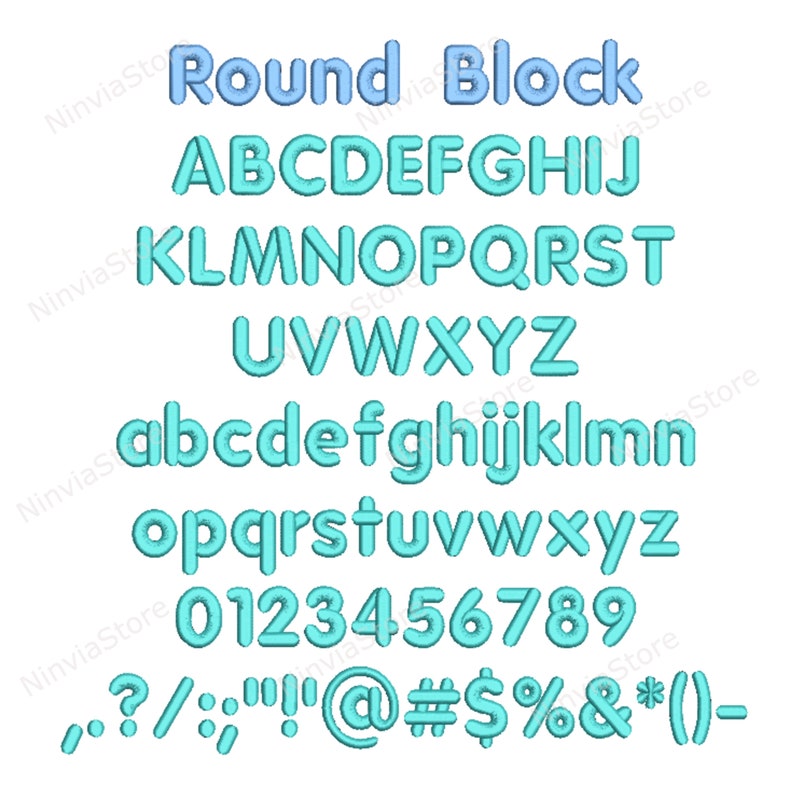 DST Embroidery Font Bundle Monogram Alphabet Embroidery | Etsy