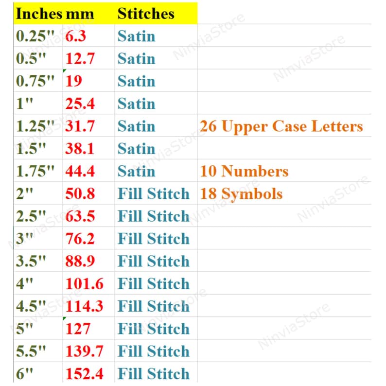 Narrow Block Embroidery Font - Monogram Alphabet Machine Embroidery ...