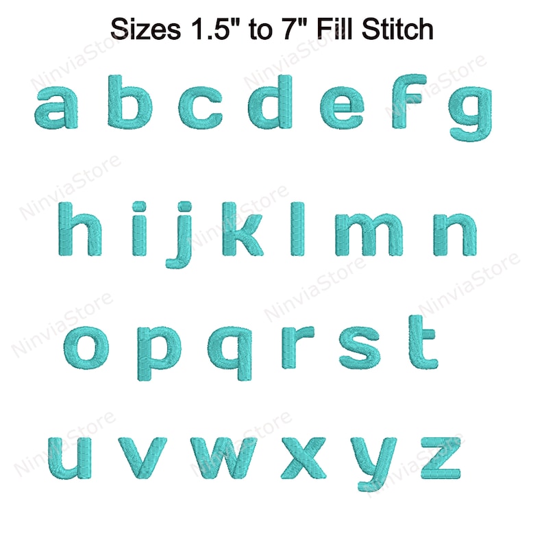 Wide Block Embroidery Font Block BX Font Monogram Alphabet - Etsy