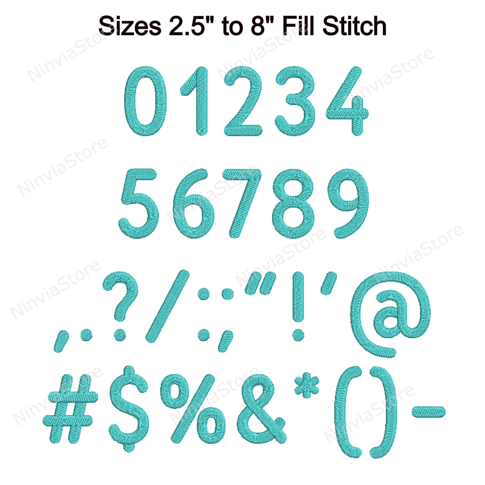 Block Rounded Embroidery Font, Monogram Alphabet Machine Embroidery ...