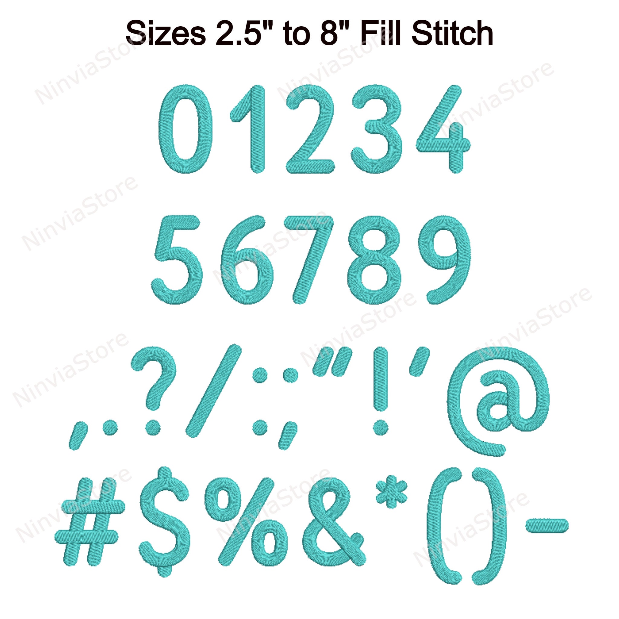 Block Rounded Embroidery Font, Monogram Alphabet Machine Embroidery ...