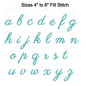 Graceful Script Embroidery Font - Cursive Monogram BX PES + 7 Formats ...